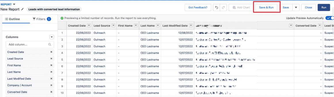 FAQ: Salesforce Lead Conversion and Field Mapping - Parquet Development